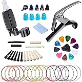 Amazon.com: LOMEVE Guitar Accessories Kit Include Acoustic Strings ...
