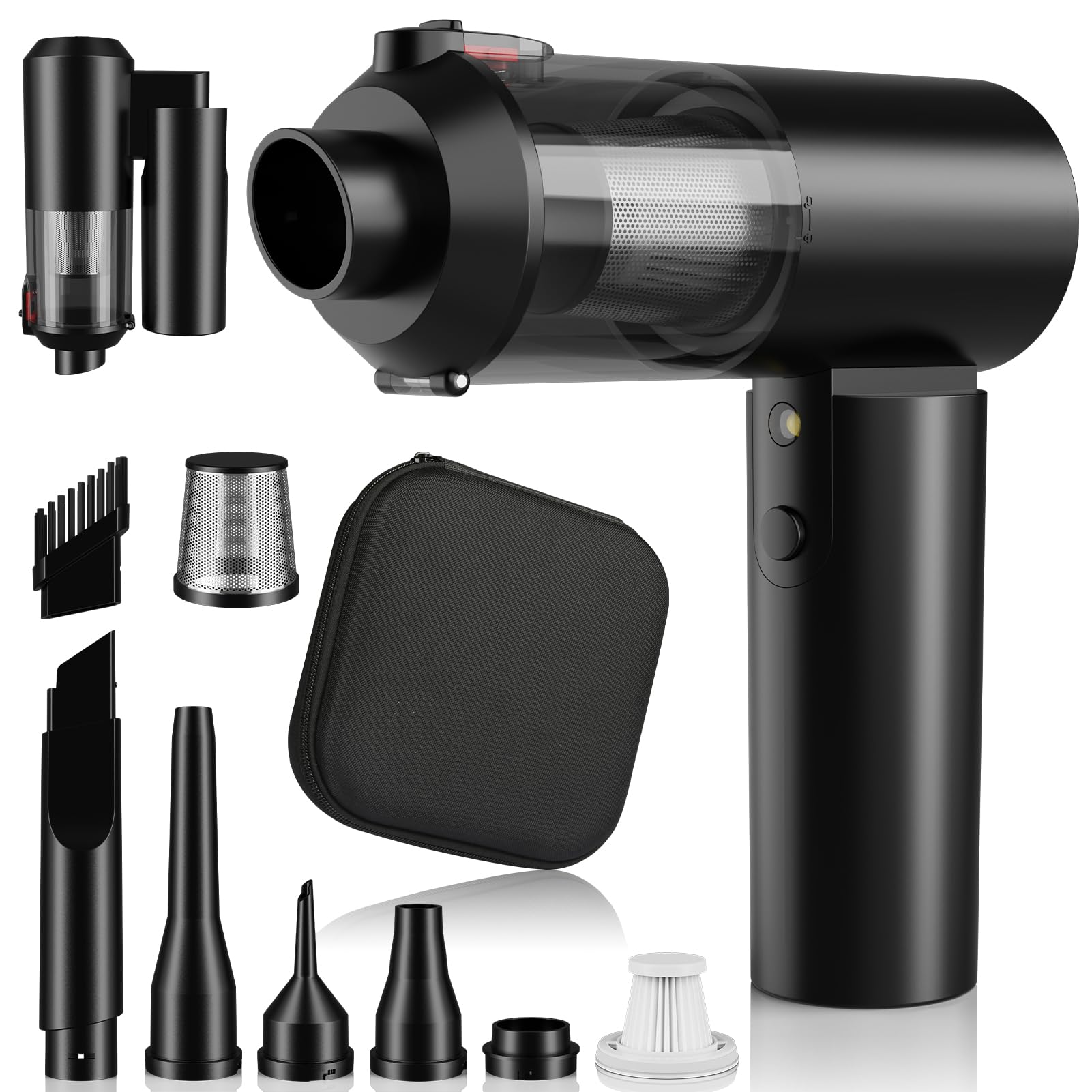 Tkkich AirifyPro Vac V2 Portable Air Blower/Car Vacuum 90°Foldable 3in1 ...