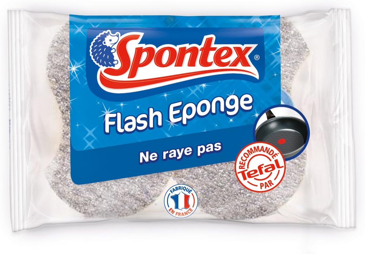 SPONTEX Flash Eponge - Lot de 3 packs de 2 éponges: Amazon.fr: HygiÃšne et Soins du corps