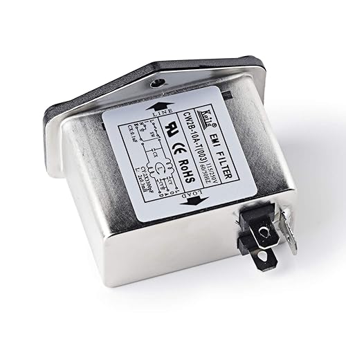 Noise Suppressor Power EMI Filter Termianl Single-Phase Line ...