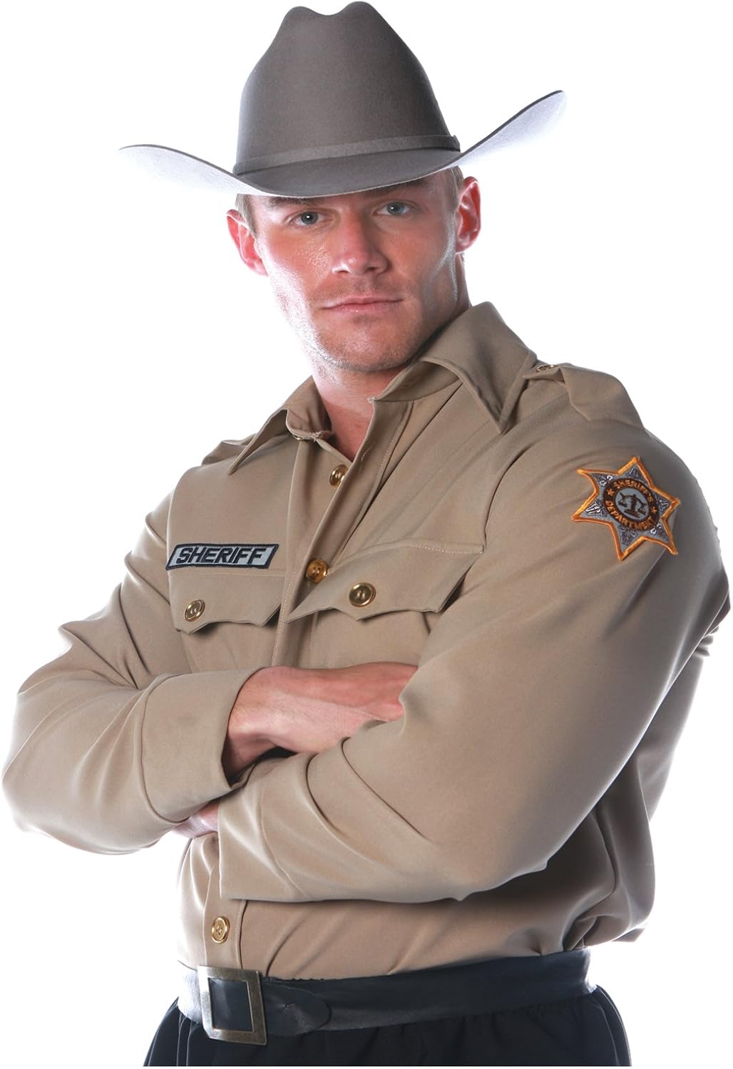 Amazon.com: Underwraps Costumes Men's Sheriff Costume - Shirt: Clothing