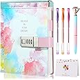 Amazon.com: Sicbanna Diary with Lock for Girls Ages 8 9 10 11 12 Year ...