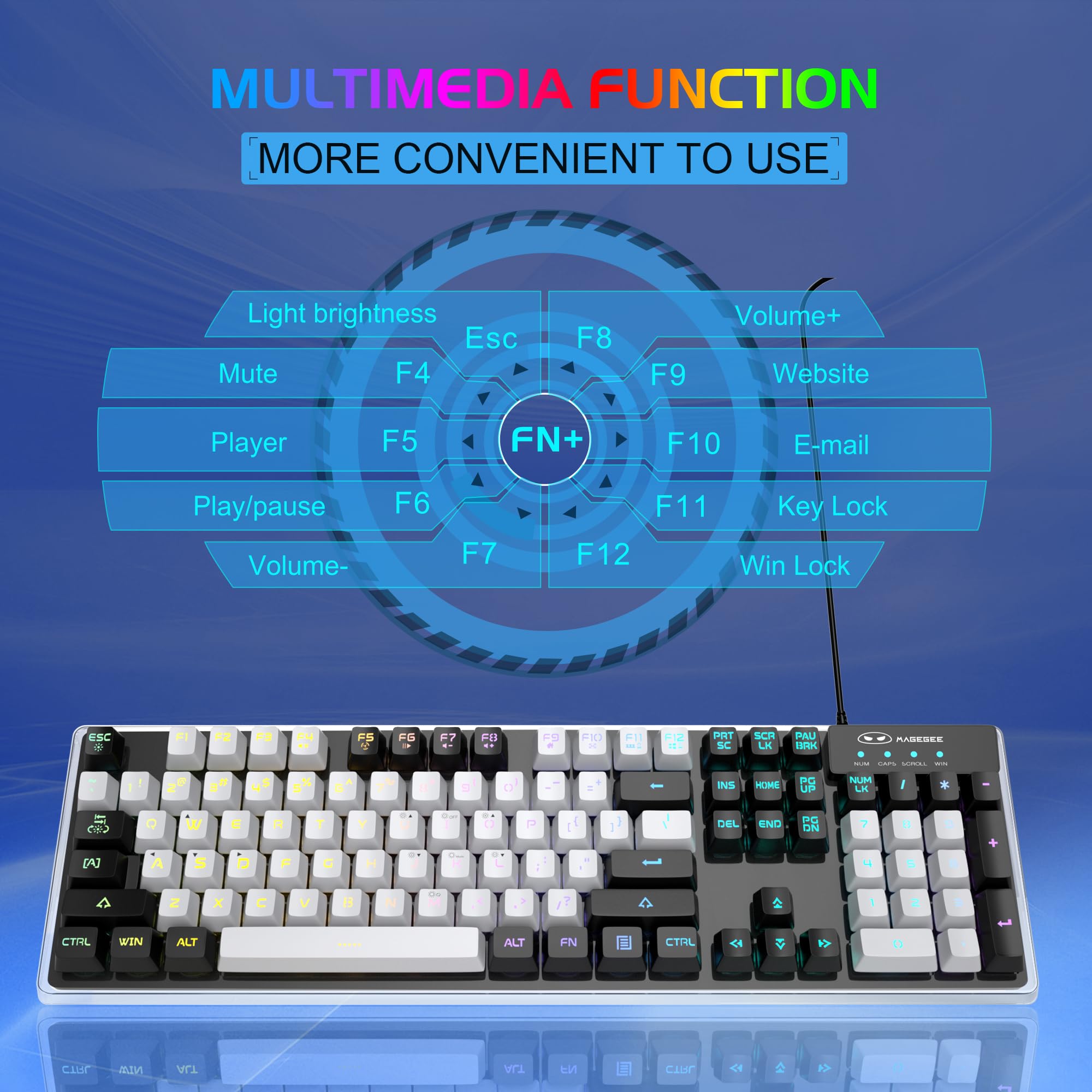 Mua Gaming Keyboard and Mouse Combo, K1 RGB LED Backlit Keyboard with ...