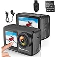Amazon.com : icefox Action Camera 5K 30FPS 20MP with Touch Screen, 98FT Waterproof Underwater ...