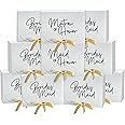 Amazon.com: LADY&HOME 10 Pieces Bridesmaid Proposal Box Set,Maid of ...