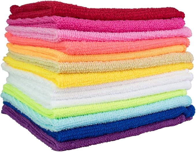 modaclean Trapos De Microfibra con Resistente Costura En Colores ...