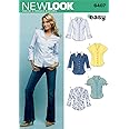New Look Sewing Pattern 6407 Misses' Tops, Size A (10-12-14-16-18-20-22 ...