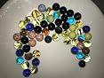 Amazon.com: 60PCS Colorful Glass Marbles,9/16 inch Marbles Bulk for ...