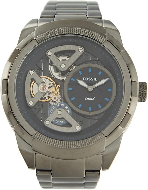 Amazon.com: Fossil Men's Bronson Twist Mechanical Hand Wind Watch with ...