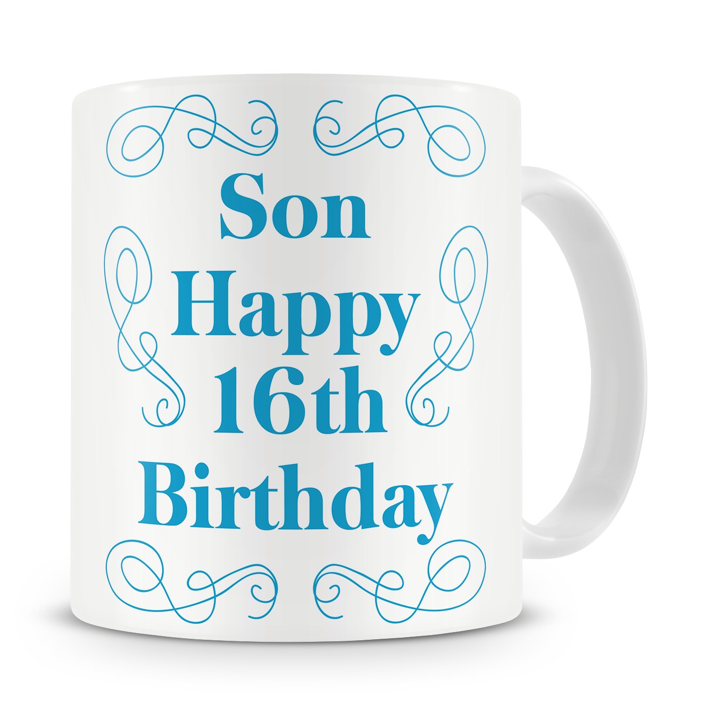 Son Happy 16th Birthday Mug Birthday Mug Gift Present For Son 16th 16 Sixteenth son-happy-16th-birthday-mug-birthday-mug-gift-present-for-son-16th-16-sixteenth