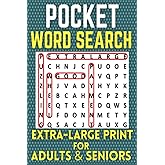 Amazon.com: Large Print Word Search Mini 4x6 Inch: Pocket, Purse and ...