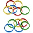 Amazon.com: Gamie Carnival Cane Rack Rings - Set of 12 - Colored Hoops ...