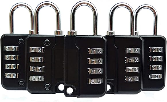 Amazon.com: ZPLIUST - 4 Digit Combinations Padlock The Safe Cipher Lock ...