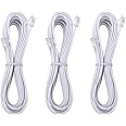 Amazon.com: Telephone landline Extension Cord Cable Cord with Standard ...