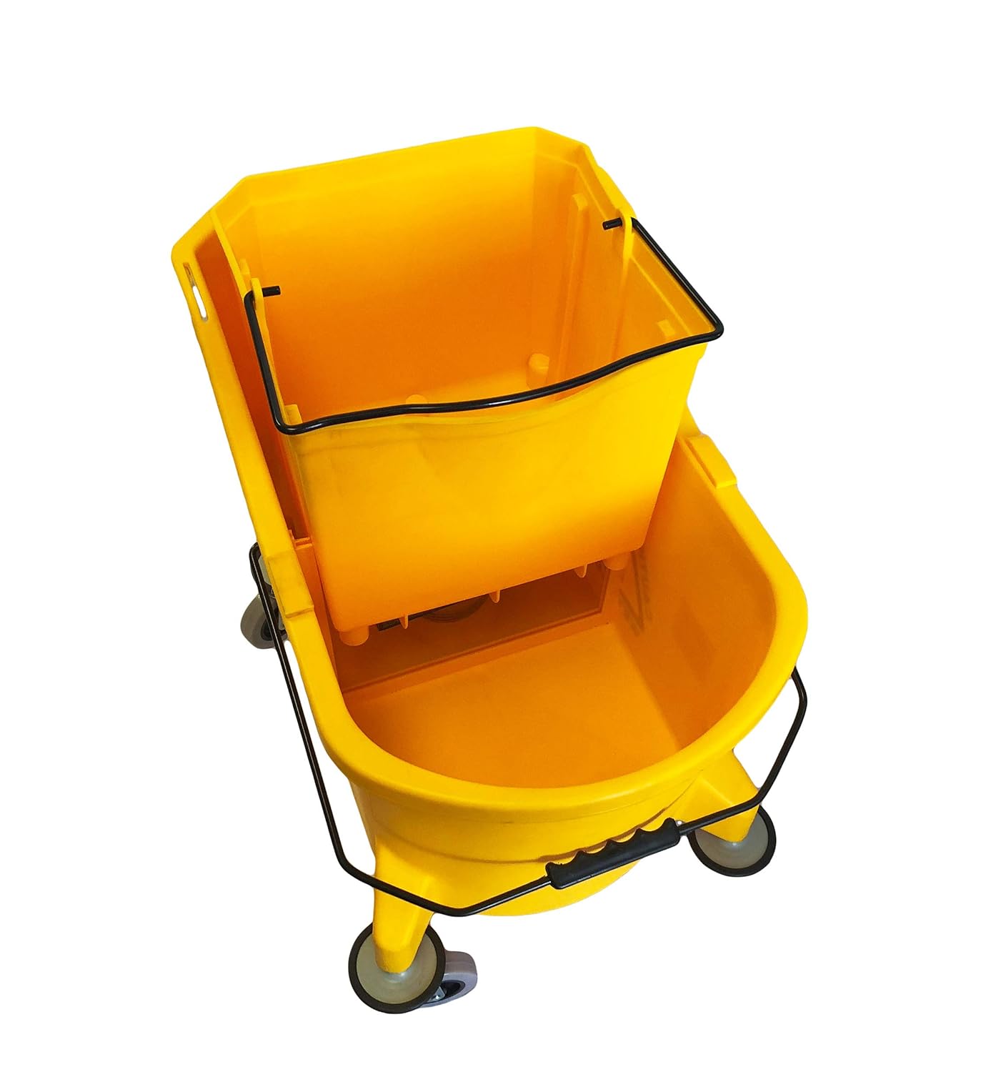 Home HeRO EZ-LIFT Dual Cavity Mop Bucket with Side-Press Wringer 36 ...