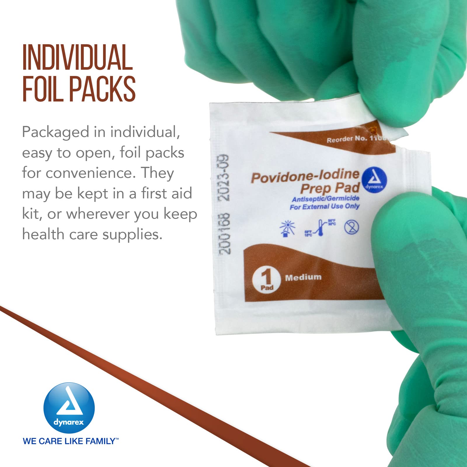 Mua Dynarex Povidone-Iodine Prep Pads, Saturated with Povidone Iodine ...