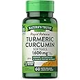 Amazon.com: Nature's Truth Turmeric Curcumin 1600mg | 60 Softgel Capsules | with Ginger ...