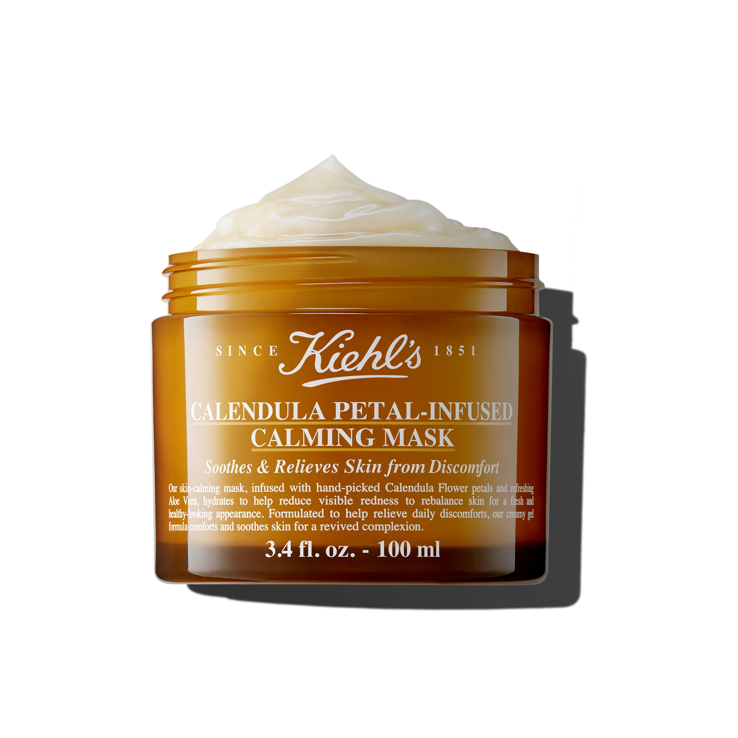 Kiehl's Calendula Petal Infused Calming Mask, Hydrating & Soothing Gel ...