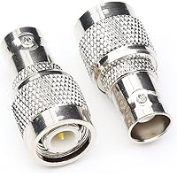 Amazon.com: ANHAN TNC Male Plug to BNC Female Jack Adapter RF coaxial Coax Adapter 2Pack ...
