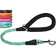 Amazon.com : VIVAGLORY Short Dog Leash with Comfortable Padded Handle ...