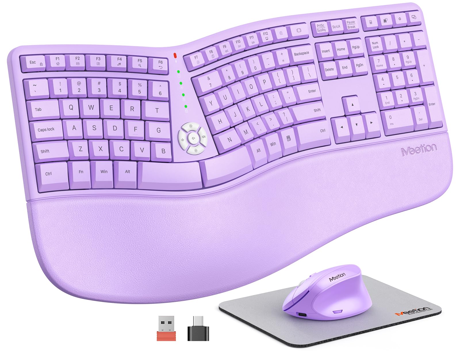 Mua MEETION Ergonomic Wireless Keyboard and Mouse, Ergo Keyboard with ...