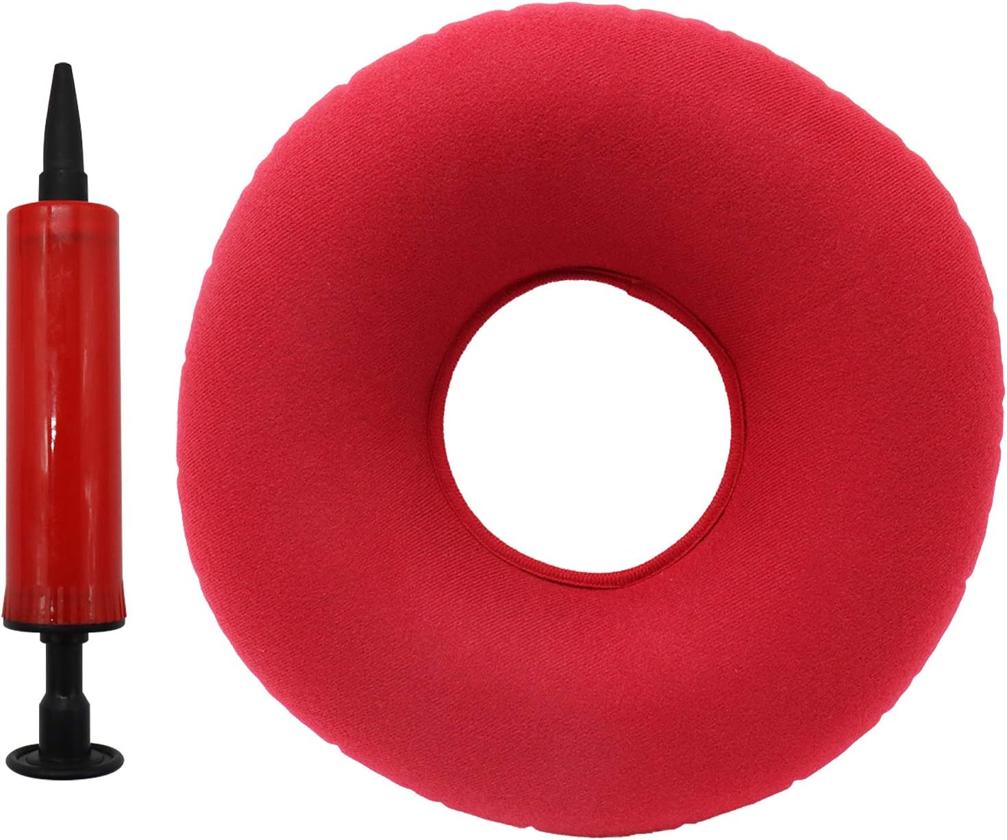 ToKinCen Donut Cushion Seat, Portable Inflatable Ring Cushion for Hemorrhoid, Tailbone, Coccyx ...