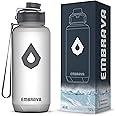 Amazon.com: Embrava 40oz Water Bottle - Large with Travel Carry Ring ...