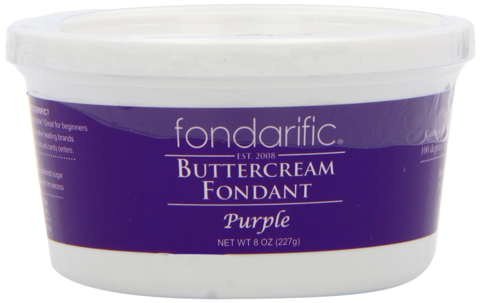Amazon.com : Fondarific Buttercream Fondant, Teal, 8 Ounce : Grocery ...
