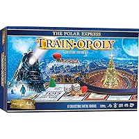 Amazon.com: MasterPieces Opoly Board Games - The Polar Express Train ...