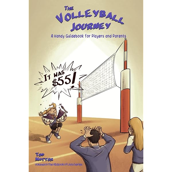 Cartoon Volleyball Coach