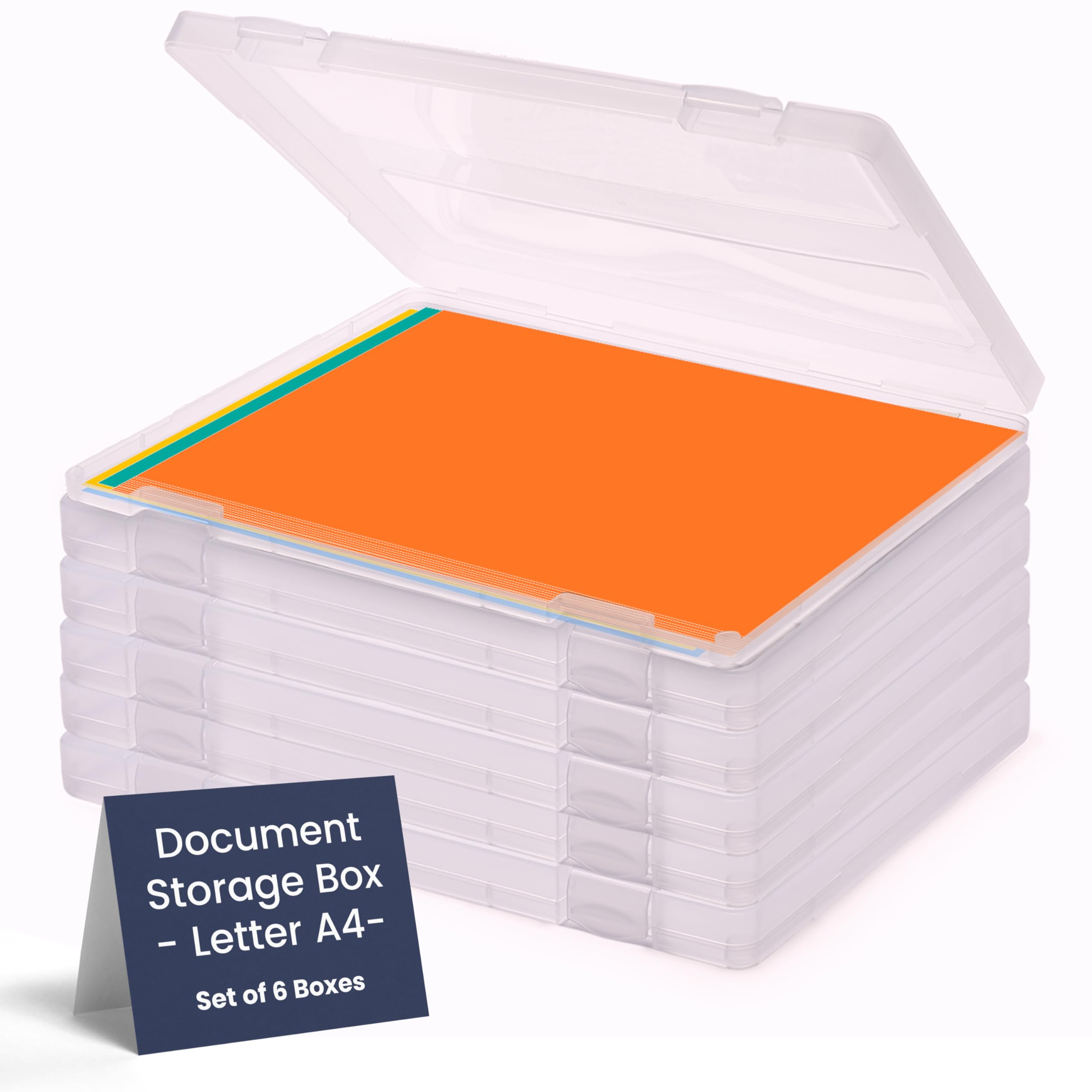 Bins & Things JTJ Sourcing - Plastic Storage Box for Letter A4 Paper ...