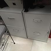 Amazon.com: Office Dimensions 18" Deep 2 Drawer Metal File Cabinet ...