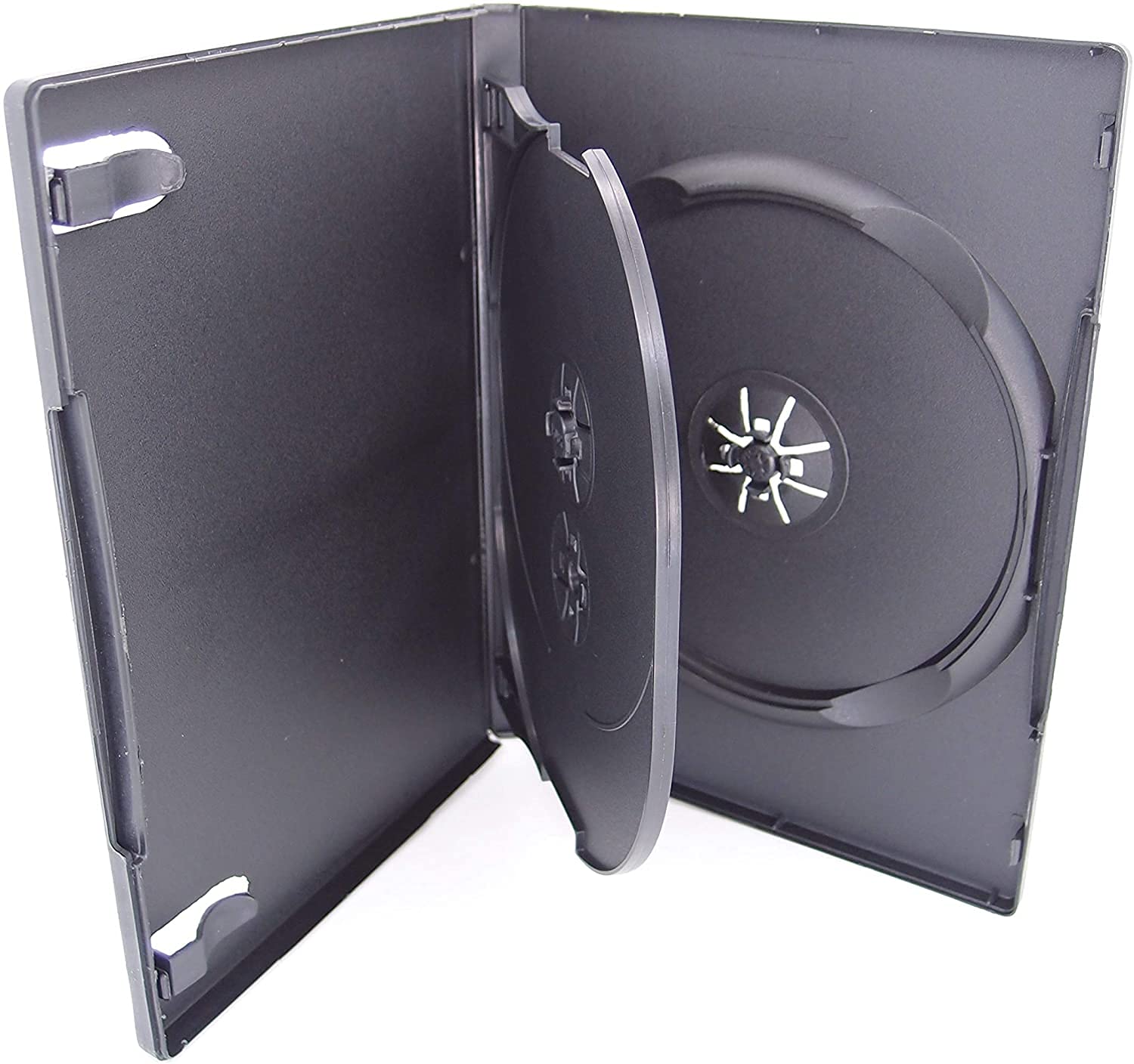 Mua Maxtek 10 Pack Standard 14mm Black 3 Disc CD & DVD Cases with ...