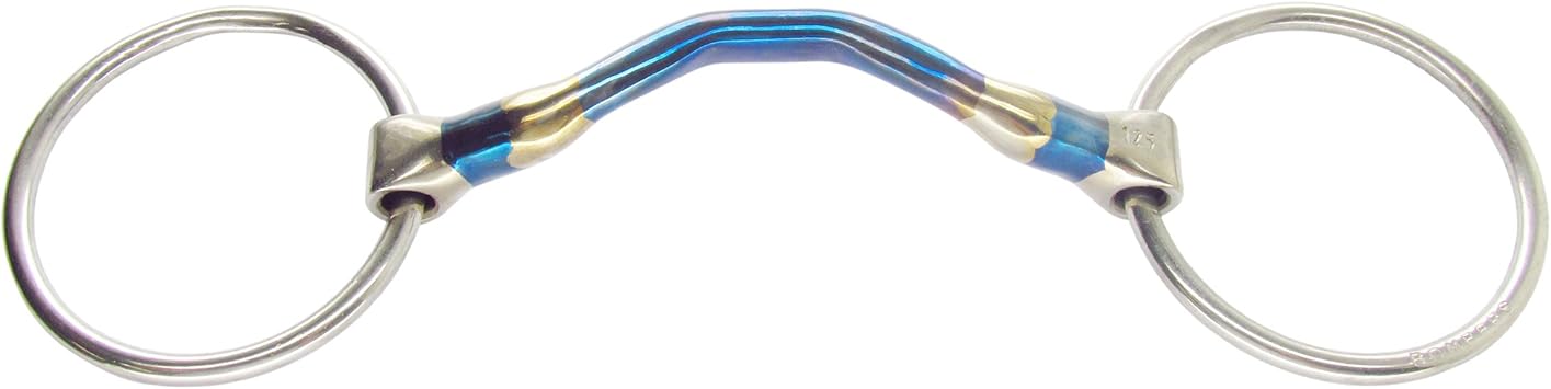 Bombers Happy Tongue Loose-Ring Snaffle Bit Size:135 mm: Amazon.co.uk ...