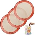 Amazon.com: 6 Inch Round Baking Mats, Non-Stick Reusable(Round 5.5 ...
