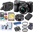 Amazon.com : Sony Alpha a6400 24.2MP Mirrorless Digital Camera with 16 ...