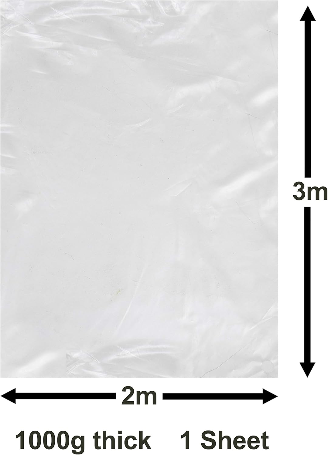 Extra-Thick Ultra Heavy Duty Large 2 x 3M (6.5 x 9.8ft) Coverage ...