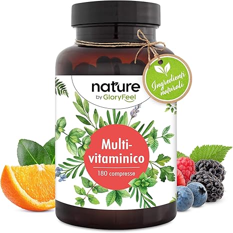 Integratore Multivitaminico Naturale ad Alta Biodisponibilità, 180 ...