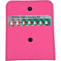 2 Pack Birth Control Pill Packet with 4" x 3" for Women Privacy ...