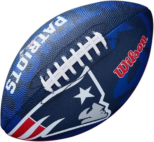 Wilson WTF1534XBNE Pelota de fútbol Americano NFL JR Team New England ...