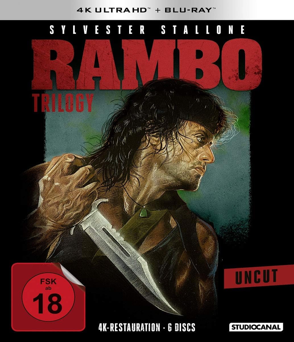 Rambo Trilogy (DE) [3xBlu-Ray 4K]+[3xBlu-Ray]: Amazon.co.uk: DVD & Blu-ray