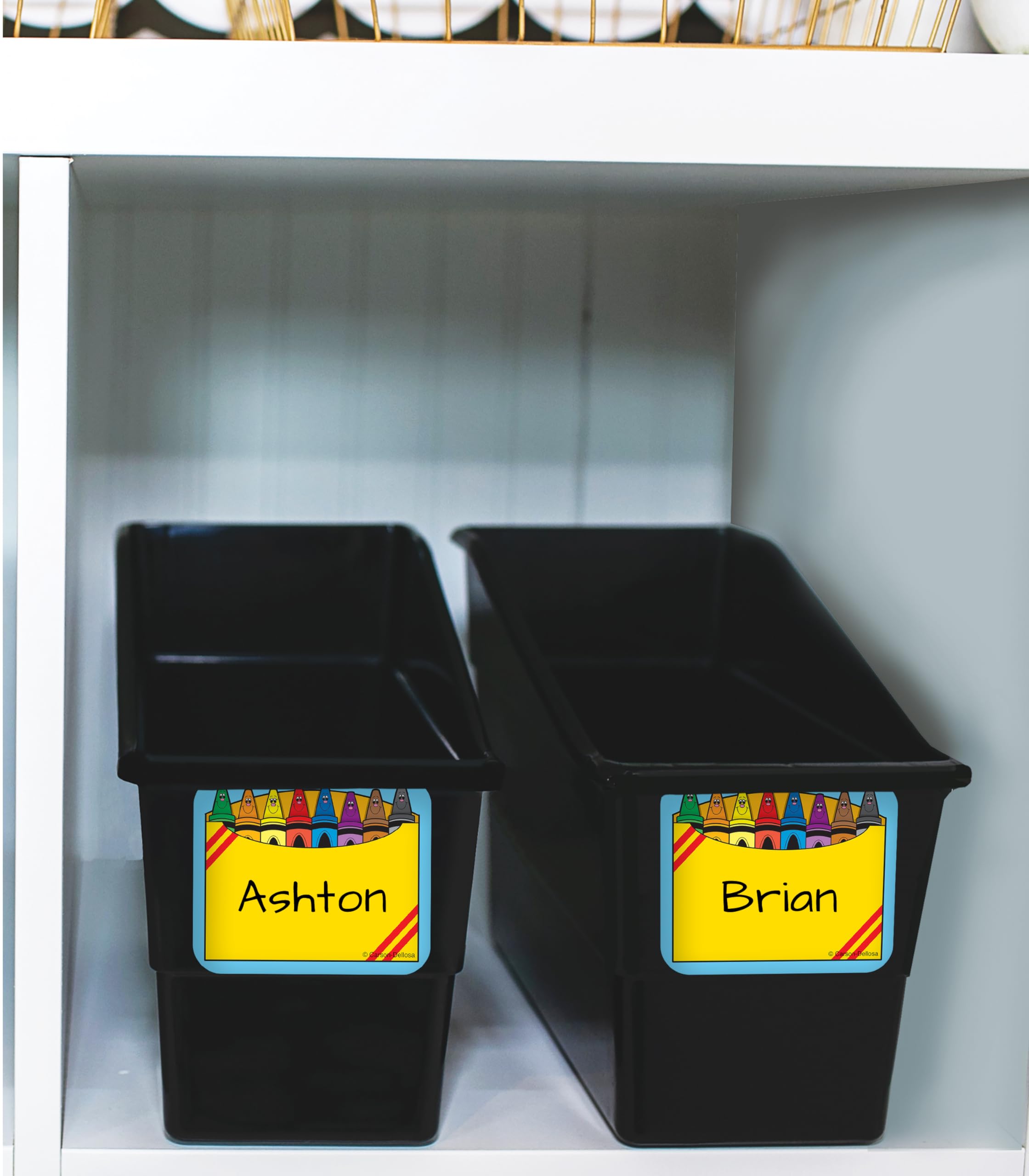 Mua Carson Dellosa 40pc Crayon Name Tags, Back to School Stickers ...