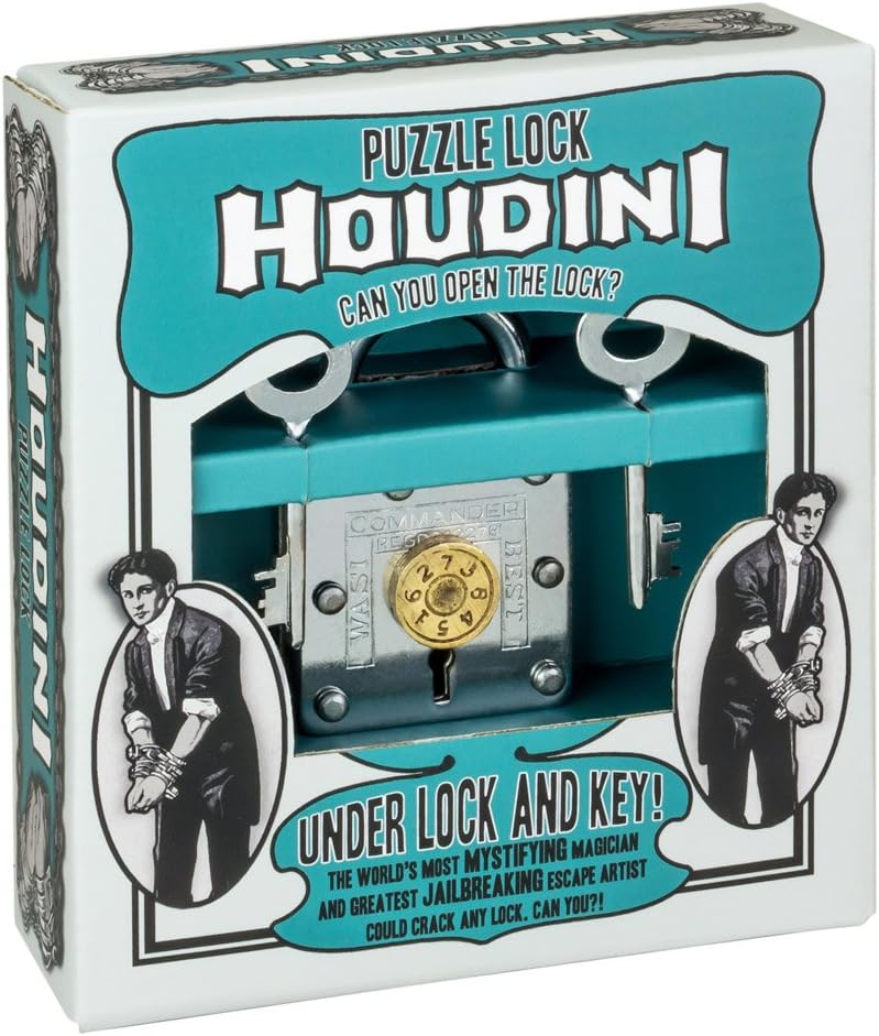 Professor Puzzle Houdini Puzzle Locks Under Lock and Key: Amazon.co.uk ...