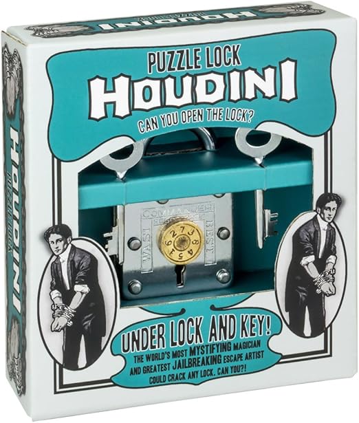 Professor Puzzle Houdini Puzzle Locks Under Lock and Key: Amazon.co.uk ...