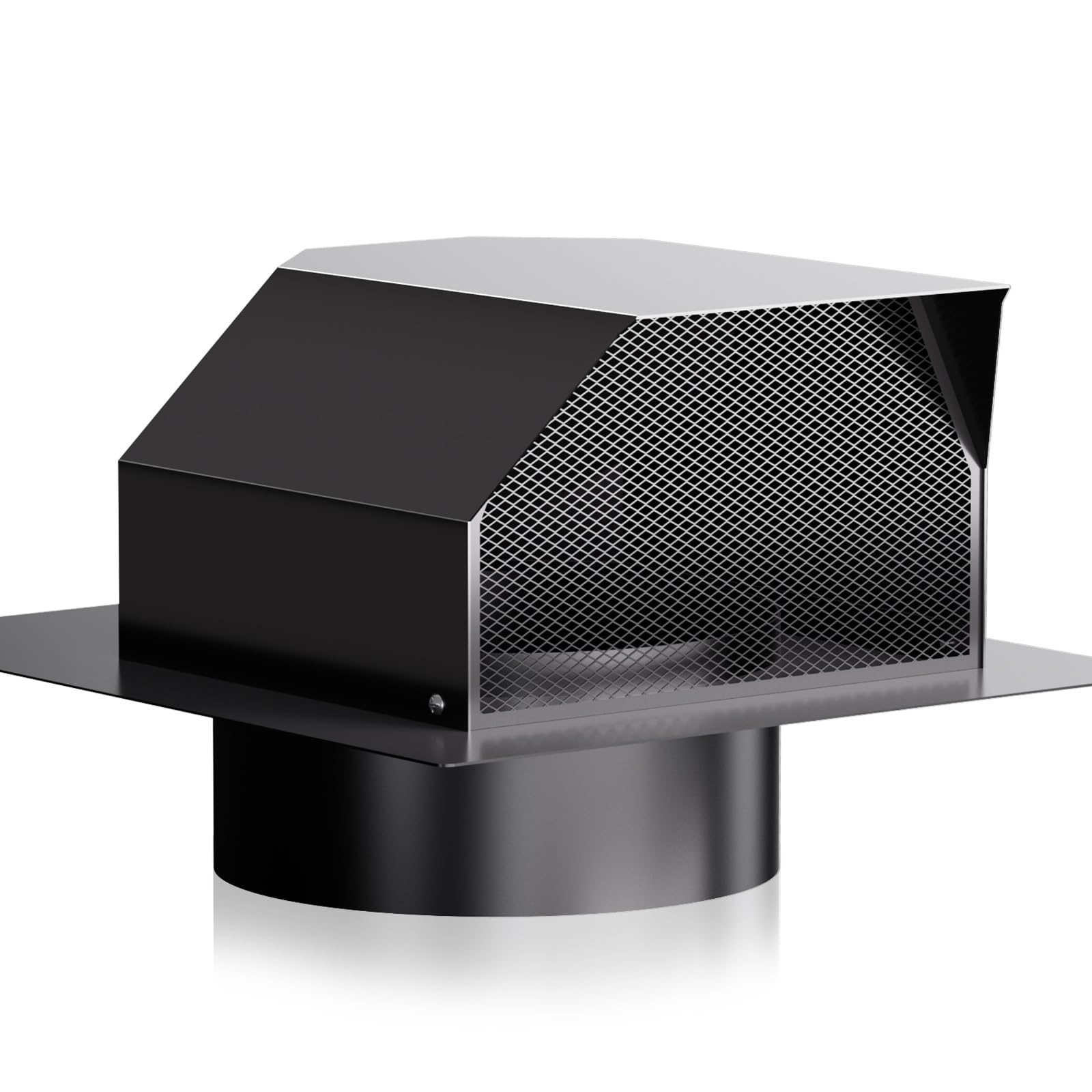 Hon&Guan 8 Inch Roof Vent Cap?Upgraded Airflow Roof Vents for Houses ...