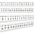 Amazon.com: 48 Pieces 0 to 30 Desk Number Lines Student Desk Number ...