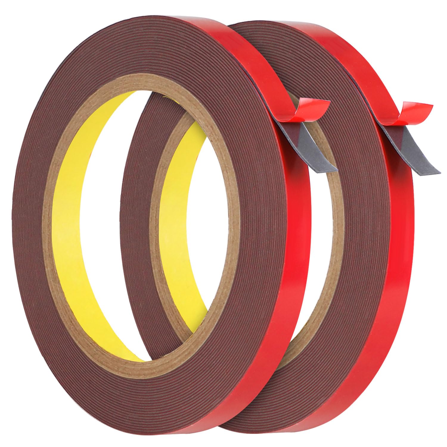 Double Sided Tape 2 Pack, 33FT x 0.4IN Heavy Duty Mounting Tape, Two ...