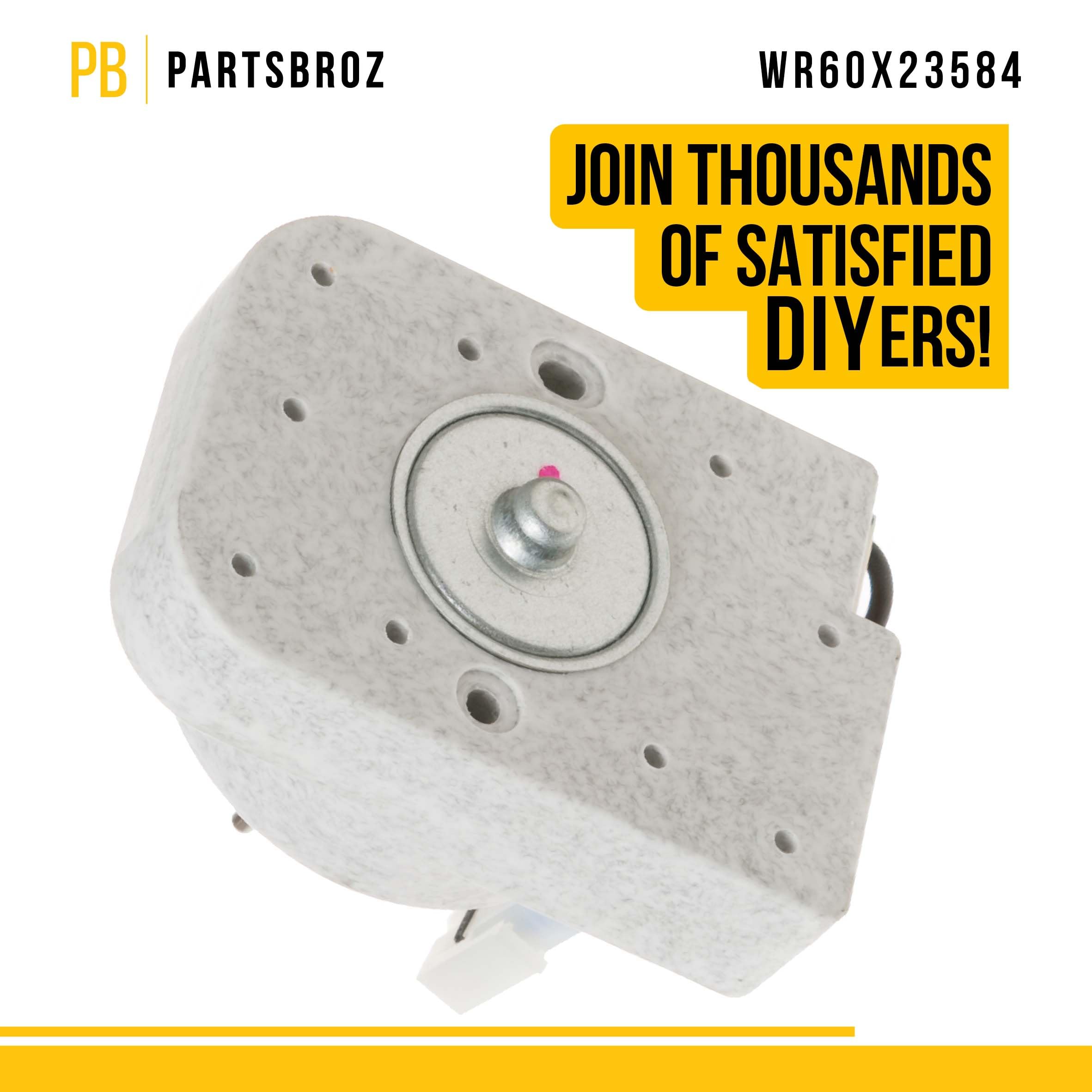 Wr60x31522 Evaporator Fan Motor Fetechmate Refrigerator Evaporator Fan ...