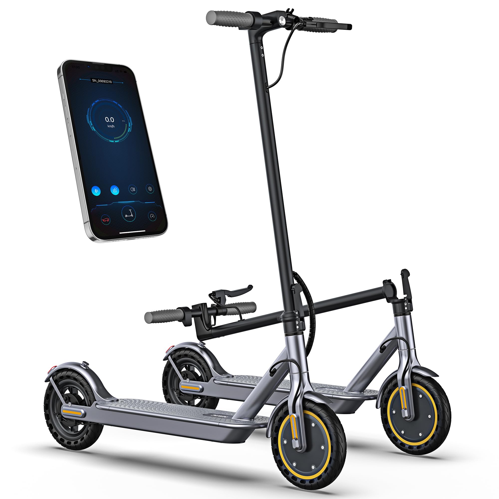 NAVIC Electric Scooter, Up to 19 Mph, 18-23 Miles Range Foldable E ...