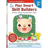 Play Smart Skill Builders Age 3+: Preschool Activity Workbook with ...